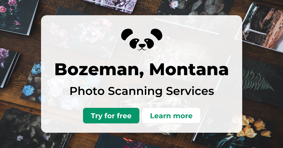 Bozeman, Montana Photo Scanning | PhotoPanda | Premium Photo Scanning