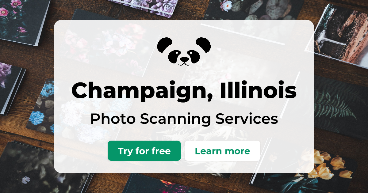 Champaign, Illinois Photo Scanning | PhotoPanda | Premium Photo Scanning