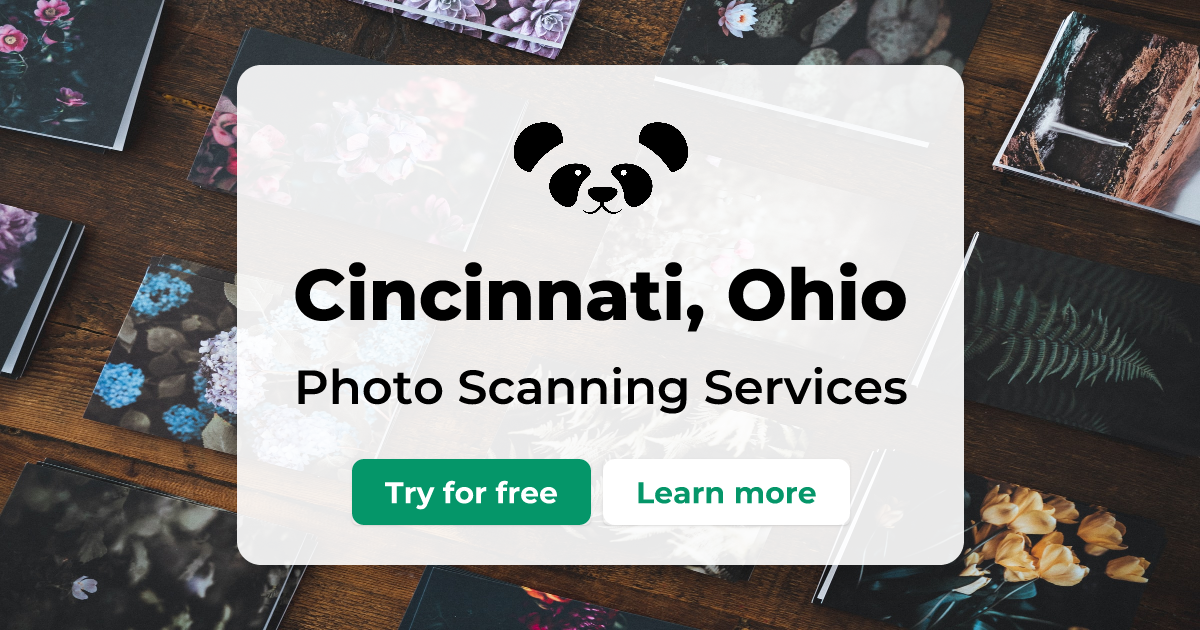 Cincinnati, Ohio Photo Scanning | PhotoPanda | Premium Photo Scanning