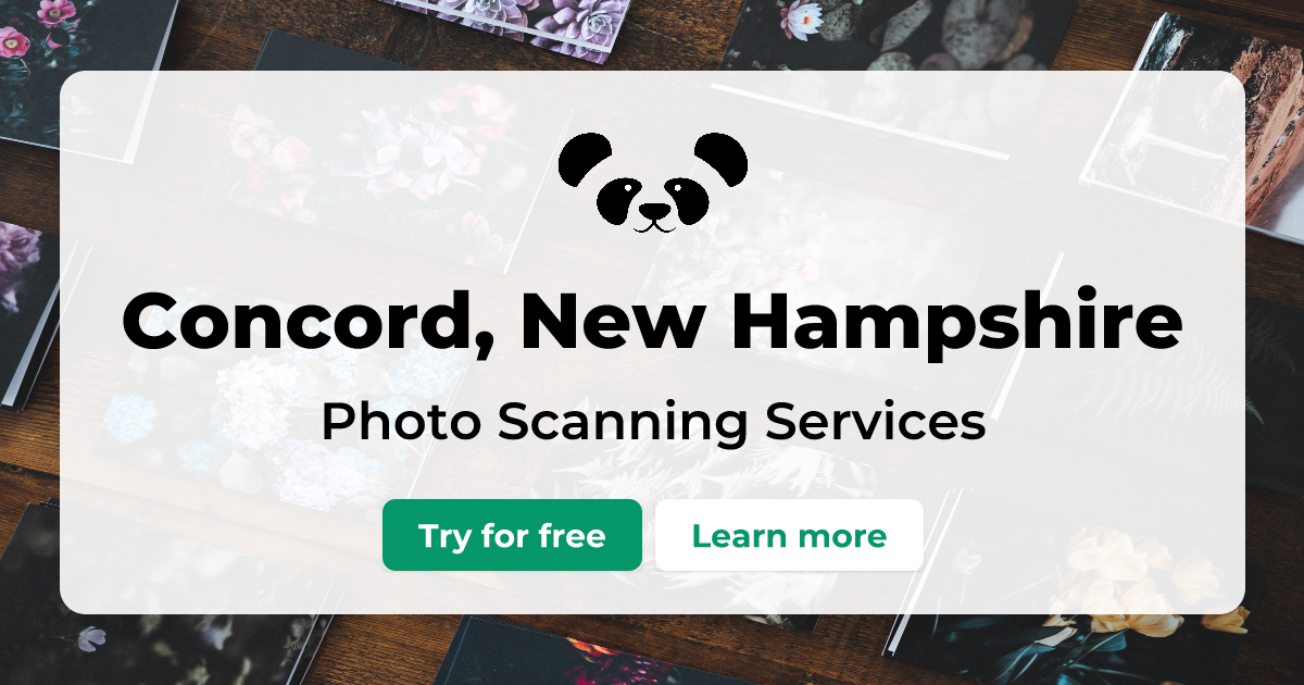 Concord, New Hampshire Photo Scanning | PhotoPanda | Premium Photo Scanning