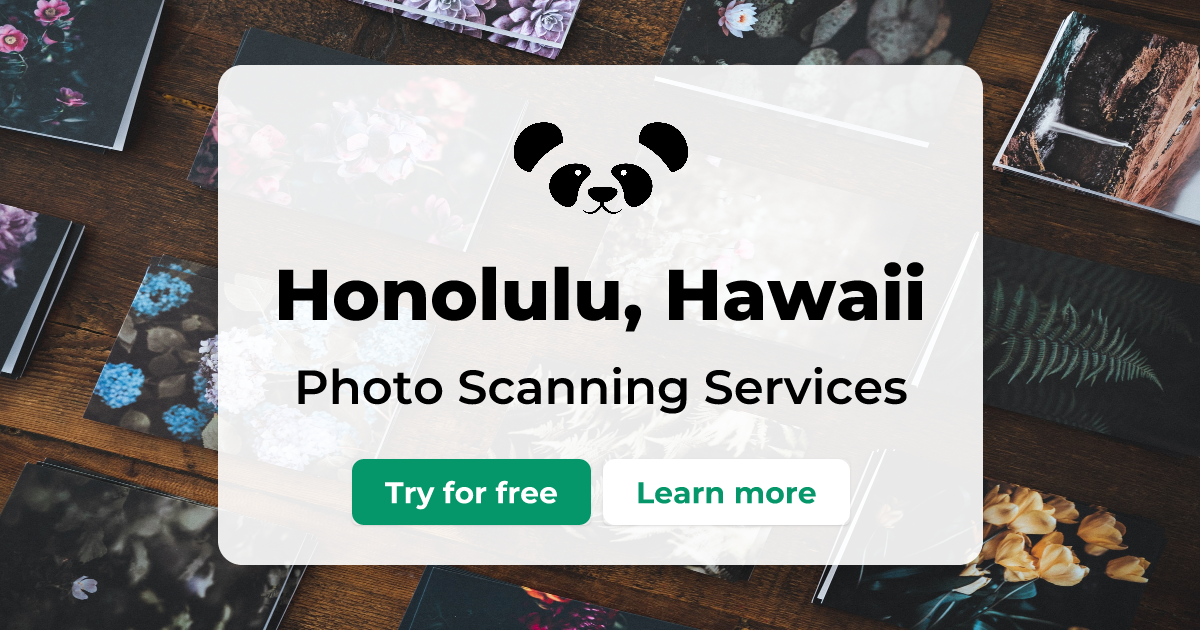 Honolulu, Hawaii Photo Scanning | PhotoPanda | Premium Photo Scanning