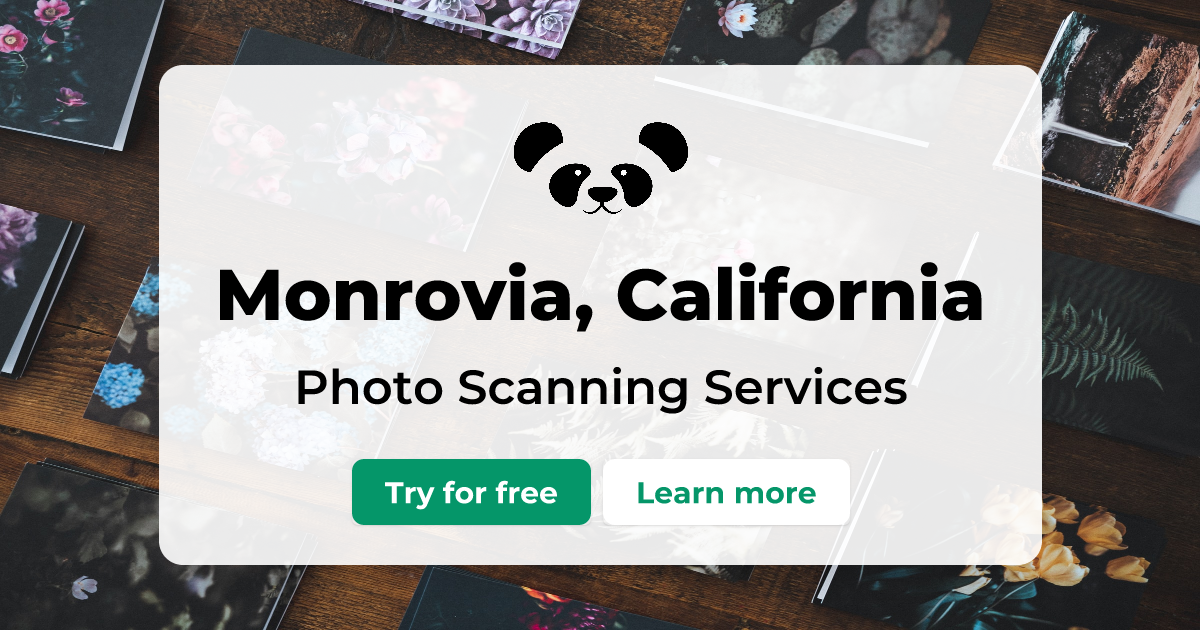 Monrovia, California Photo Scanning | PhotoPanda | Premium Photo Scanning