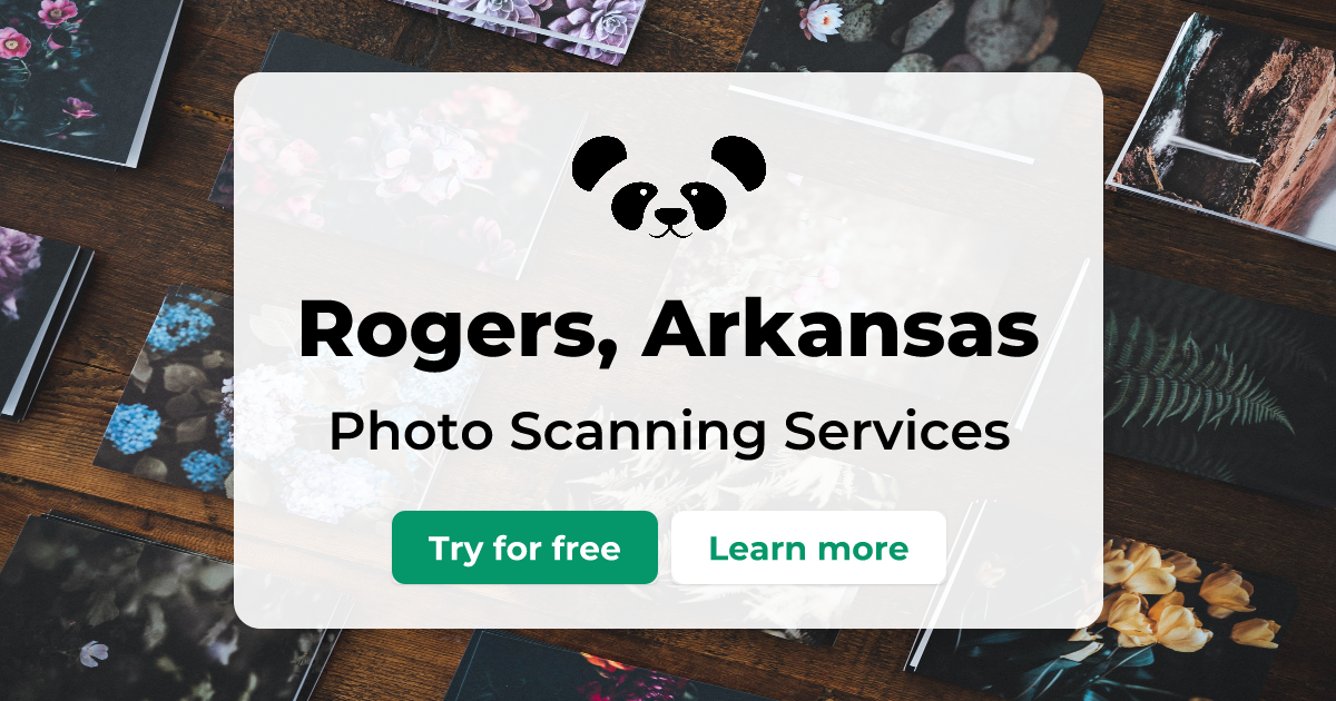 Rogers, Arkansas Photo Scanning | PhotoPanda | Premium Photo Scanning