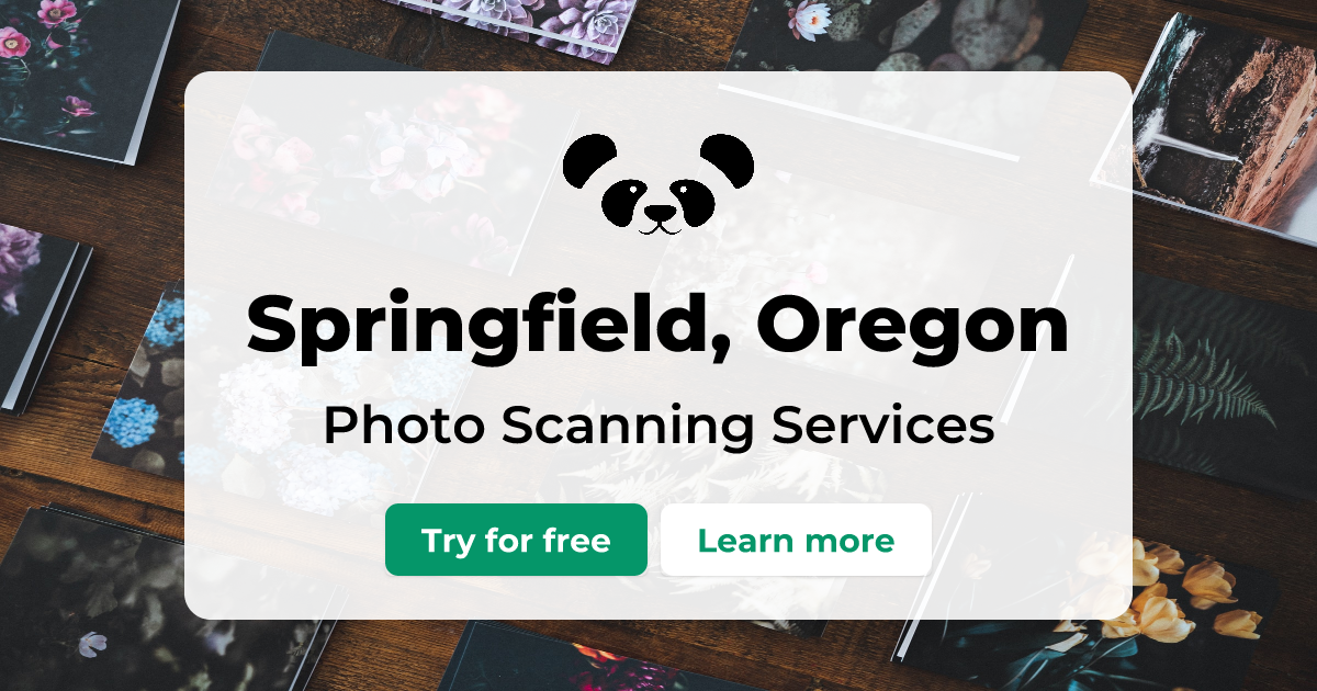 Springfield, Oregon Photo Scanning | PhotoPanda | Premium Photo Scanning