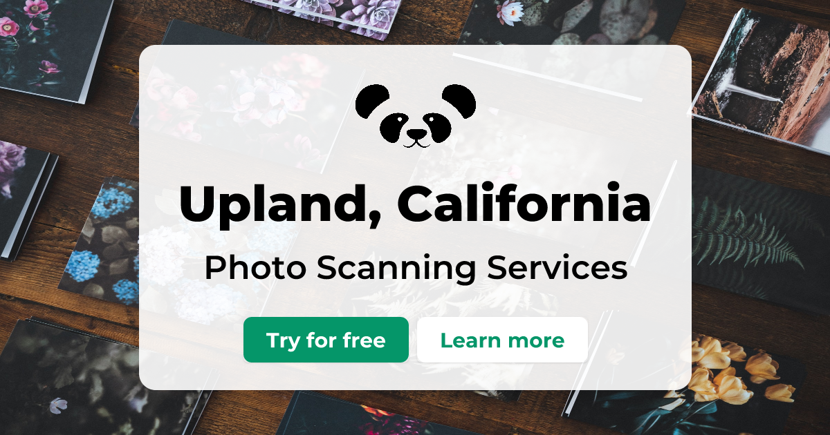 Upland, California Photo Scanning | PhotoPanda | Premium Photo Scanning