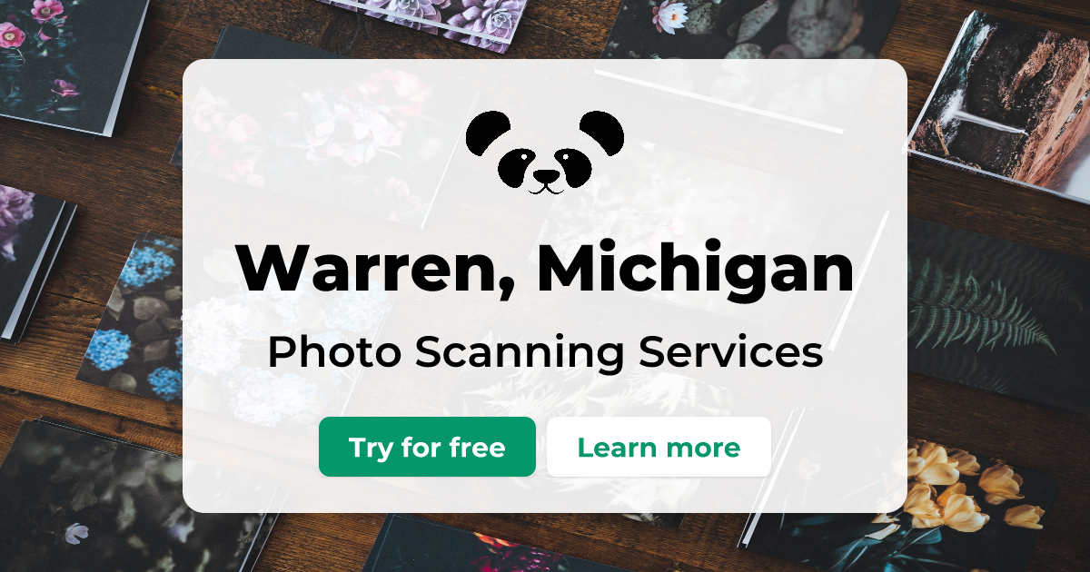 Warren, Michigan Photo Scanning | PhotoPanda | Premium Photo Scanning