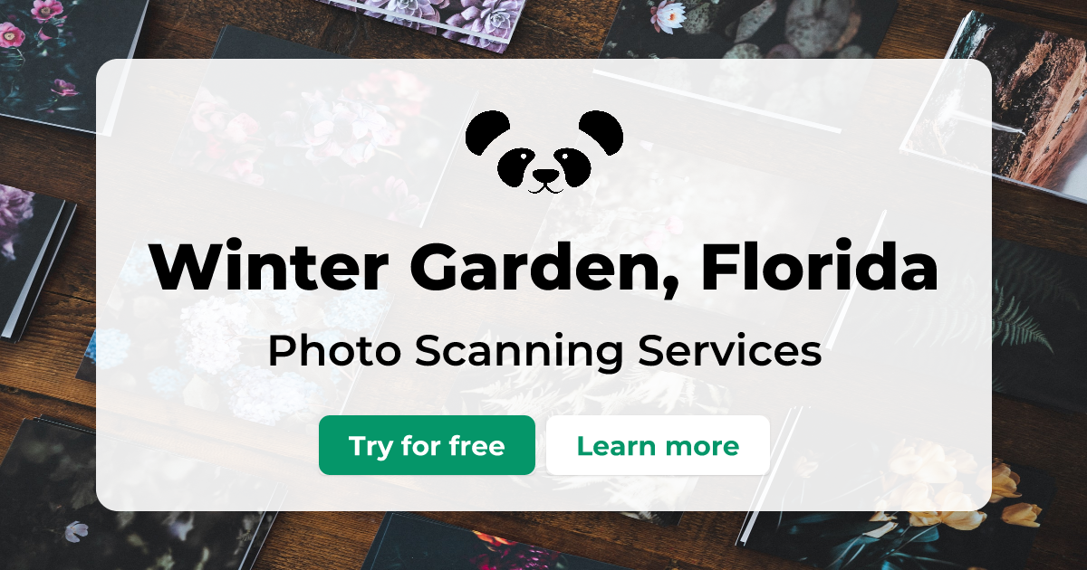 Winter Garden, Florida Photo Scanning | PhotoPanda | Premium Photo Scanning